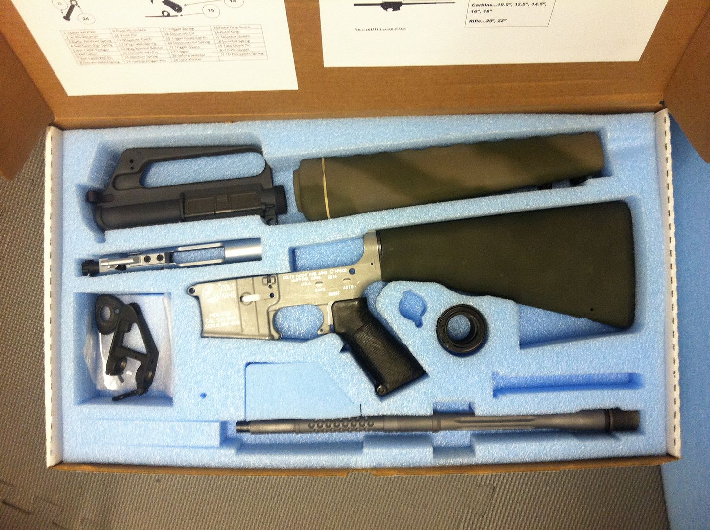 Sleeper 605 Custom Barrel and Progress > AR-15 / M-16 Retro Forum ...