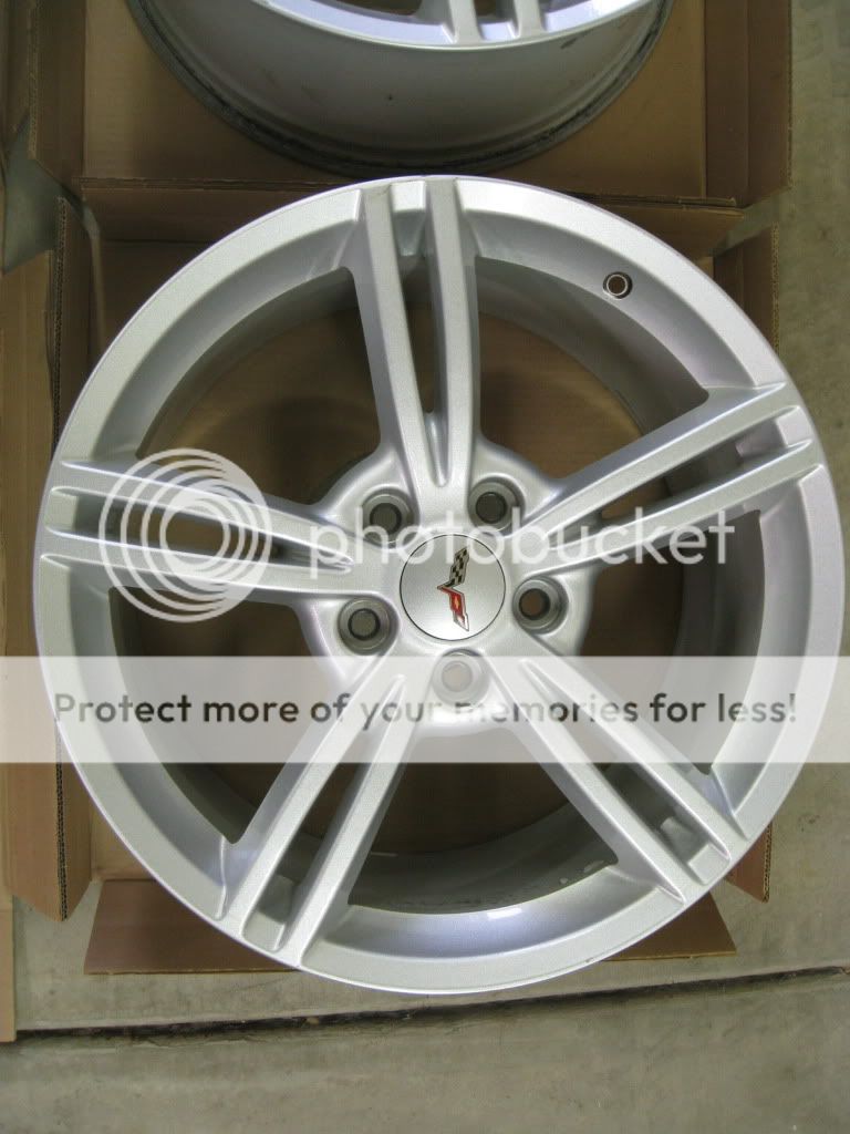 F/S … Full Set of C-6 Silver Split Spoke Wheels - CorvetteForum ...