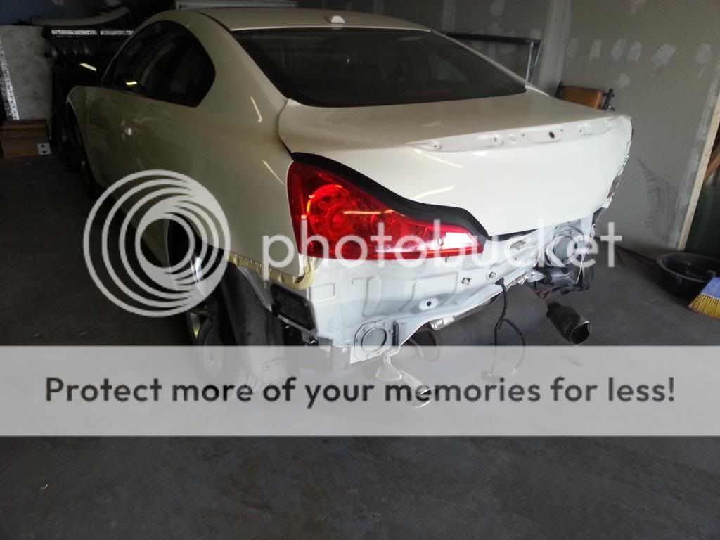 my g37X coupe rear end repair project | Infiniti G35 G37 Forum